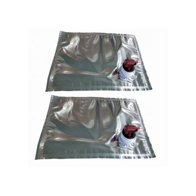 China 1L-220L Aluminized Disposable Beverage Bib Bag In Box For Wine Air Locked for sale