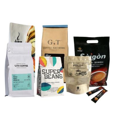 China 250g 500g 1kg 1kg Stand Up Pouches Matt Black Aluminum Foil for sale