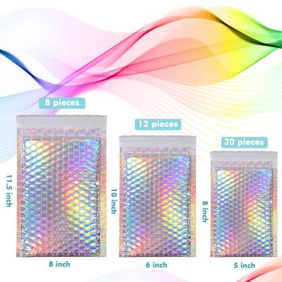 Cina La chiusura adesiva della guarnizione avvolge il colore di spedizione dell'arcobaleno delle borse per l'imballaggio di spedizione in vendita