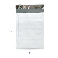 China White Poly Bubble Mailers Sealable Waterproof Mailer - Various Sizes for sale