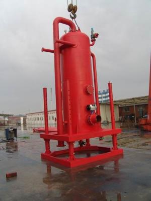 Китай Скид монтированный нефтепромысловый газовый бустер 240м3/ч Грязевой газовый сепаратор H2S обработки продается