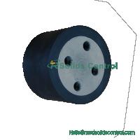 China TR Durable Vibration Damping Rudder Spring 100mm Diameter 77mm Height Composite Rubber Steel for sale