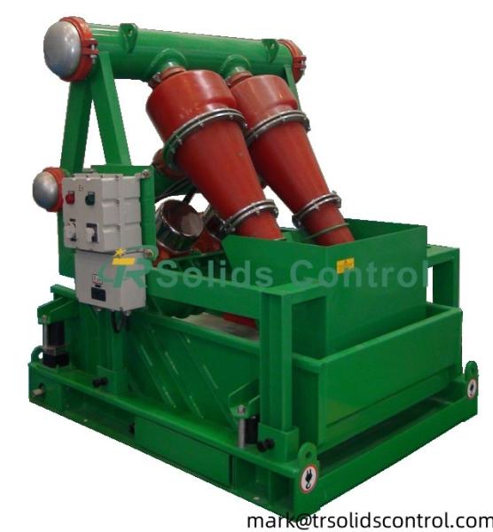 Quality 300m3/H Drilling Mud Desander With DN150 Inlet For Solids Control System for sale