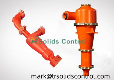 China Desander Cyclones TR Solids Control API / ATEX / IEC Approval for sale