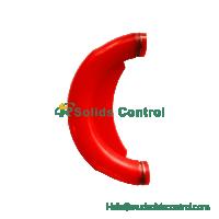 China Wear Resistant Cyclone Elbow High Chromium Alloy 25% Lower Pressure Drop for Solids Control for sale