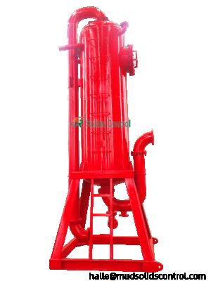 China Vertical Liquid-Gas Separator 320m³/h Gravity Centrifugal High-Efficiency Demisting for sale