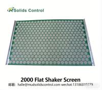 China Derrick 2000 Flat Shaker Screen 1050x697mm Stainless Steel Hook Strip for sale