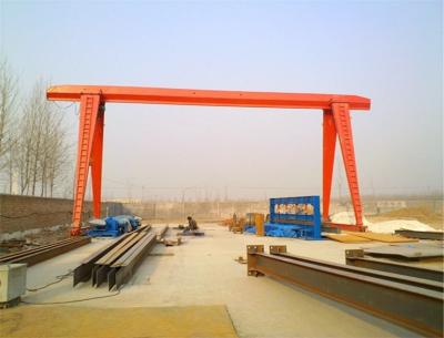 China 1 ton 30 ton Industrial Launching Single Beam Gantry Crane Design for sale