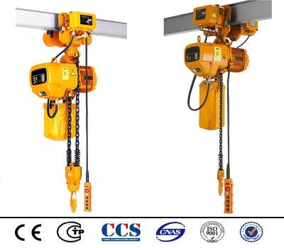 China Industrial 500kg 6 ton Electric Chain Hoist Chain Pulley Block Price for sale