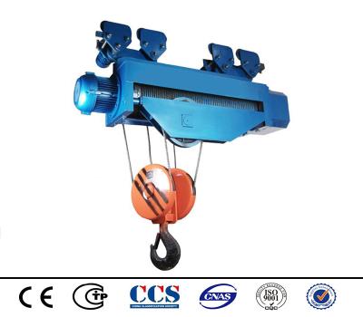 China Industrial Trolley Hoist Electric Wire Rope Pulley Lifting Hoist Machine 100kg 500kg for sale
