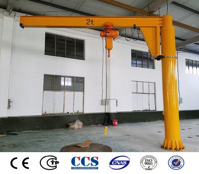 China Pillar Fixed Jib Boom Crane Lifting Material Workshop Jib Crane Drawing Design for sale