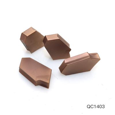 中国 QC1403/4炭化物CNCの切削工具分割および溝を作る挿入物 販売のため