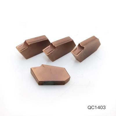 中国 QC1403/4炭化物CNCの切削工具分割および溝を作る挿入物 販売のため