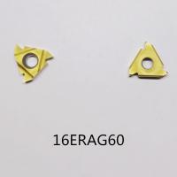 China 16ERAG60 Golden Cast Iron Triangle Thread Carbide Inserts for sale