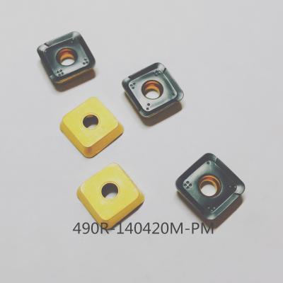 Cina Inserzioni degli utensili per il taglio del tornio di CNC del tungsteno 490R-140420M-PM in vendita