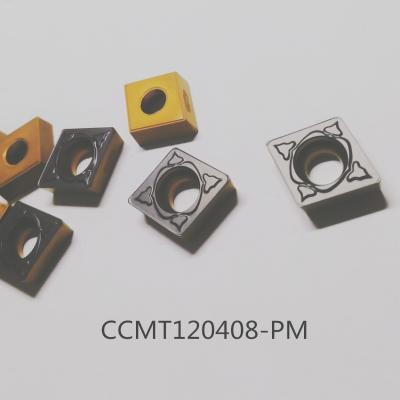 Cina Inserzioni d'acciaio dure del carburo di tungsteno dell'acciaio legato di CCMT120408-PM in vendita
