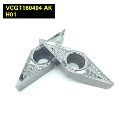 Cina Il carburo del tornio del metallo di VCGT160404-AK H10F non inserisce per alluminio rivestimento in vendita