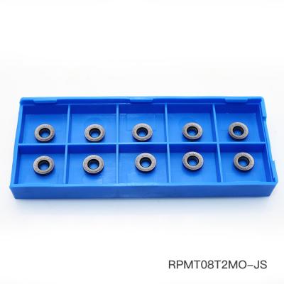 China RPMT08T2MOE-JS CNC Carbide Safety Milling Inserts PVD CVD for sale