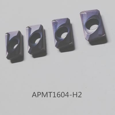 China O carboneto quadrado da ferramenta do CNC APMT1604PDER-H2 introduz o revestimento do CVD de PVD à venda
