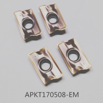 China APKT170508-EM CNC Carbide Square Milling Insert HPO2P1 HPO3P5 HPO4P4 for sale