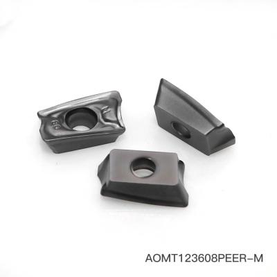 China AOMT123608PEER-M Square Milling Inserts For Metal Cutting PVD CVD for sale