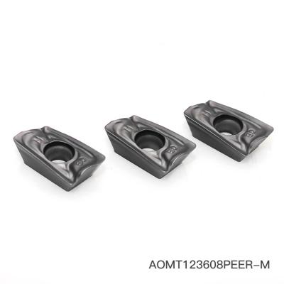 Cina Inserzioni di fresatura del quadrato di AOMT123608PEER-M per CVD di PVD per il taglio di metalli in vendita
