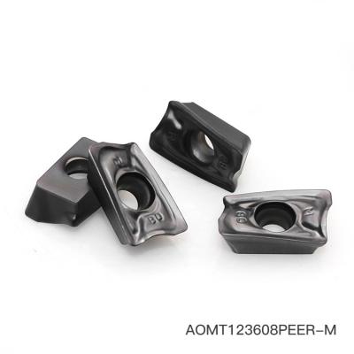 Cina Inserzioni di fresatura del quadrato di AOMT123608PEER-M per CVD di PVD per il taglio di metalli in vendita