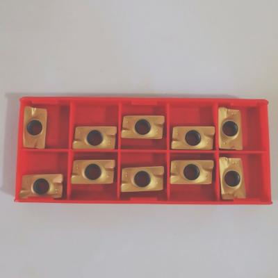 China APMT1604 PDER Indexable Helical Milling Tools Helical Carbide Cutting Inserts for sale