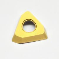 China Bronze Indexable Carbide Inserts Smooth Cutting CNC Lathe Insert for sale