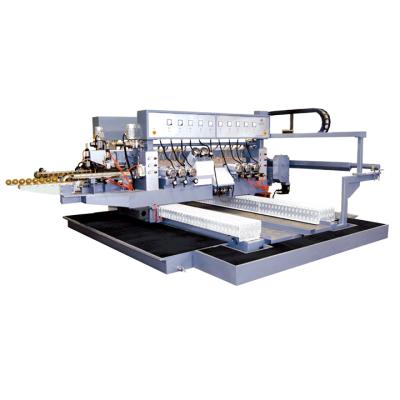 China 20 Spindle Straight-Line Double-Edging Machine with PLC Control System for Glass Polishing for sale