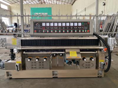 China 9 Motors Straight Line Glass Edging Machine 6.6x1.0x2.6m Total Dimension for sale