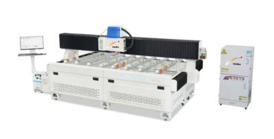 China 120W 200W Glass Laser Sandblasting Machine 1325 For Decorative Glass Art Works for sale