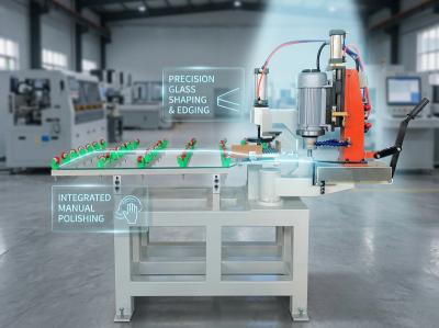 China Single Head Manual Glass Corner Grinding and Polish Machine for sale