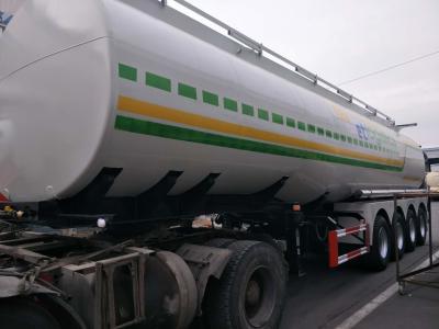 China Front Axle Air Suspension with Lift Four Axle Oil Semi - Trailer for sale