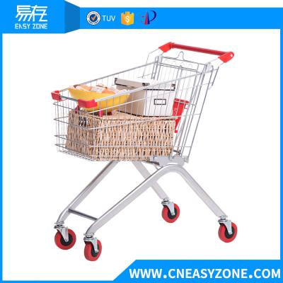 China European-style supermarket shopping cart for sale