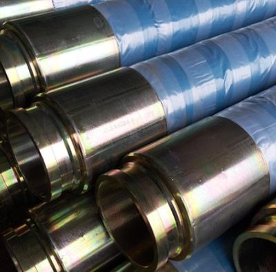 China Zoomlion 4 Inch 3M two galvanized ends China manufacturer concrete pump hose for sale