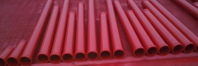 China Professional Concrete Pump Pipe Powder Painted Baked Surface Treatment for sale