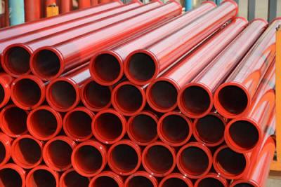 China Concrete Pump Steel Pipe SK / FM Flange DN125 X 4.5mm for sale