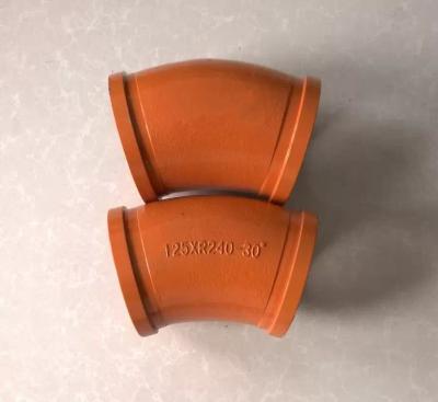 China R240 Casting High Manganese 30 Degree Pipe Elbow For Concrete Boom Pump for sale