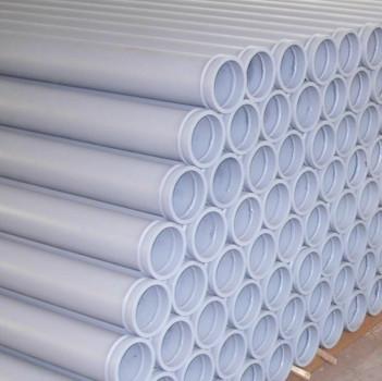 China Seamless Concrete Delivery Pipes , Concrete Pump Pipes Electrostatic Spraying Surface for sale