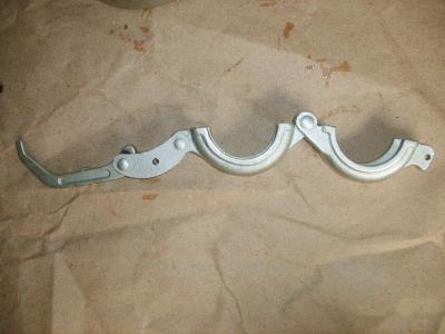 China DN80 DN100 Convenient HD Concrete Hose Clamps , High Safety Concrete Pipe Clamp for sale