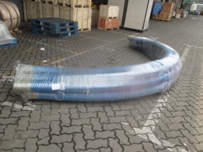 China 3inch  wire braid  12 m length two galvanizeed ends concrete rubber hose for sale
