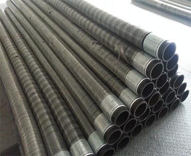 China Steel Wire Braided Reinforced Concrete Pump Hose hydraulic hose 2'' - 5'' for sale