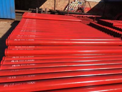 China Stoving varnish Concrete Pump Pipe St52 pipe 3m steel pipes ISO / CE for sale