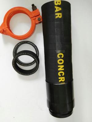 China DN125 4 layer / 2 layer concrete pump end hose for PM / Schwing / Sany / Zoomlion pump car for sale