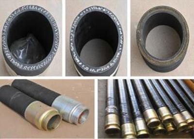 China ISO Certification Black Concrete Placement Hose / 6 Inch Pump Rubber Hose for sale