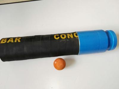 China Proffessional Pump Concrete Rubber Hose Abrasion Resistant Cover , DN80-DN150 for sale