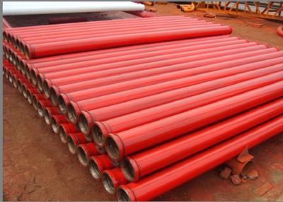 China Zoom Double / Single Wall Concrete Pump Pipe Abrasion Resistant DN125*WT4.5*3000mm for sale