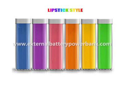 Cina La Banca dolce di potenza della batteria del rossetto 18650 della tasca 2600mAh per Ipad/IPod in vendita