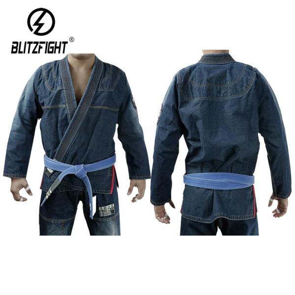 Quality Olive Green Jiu Jitsu Kimono 350G Denim Jiu Jitsu Uniform For Adults for sale